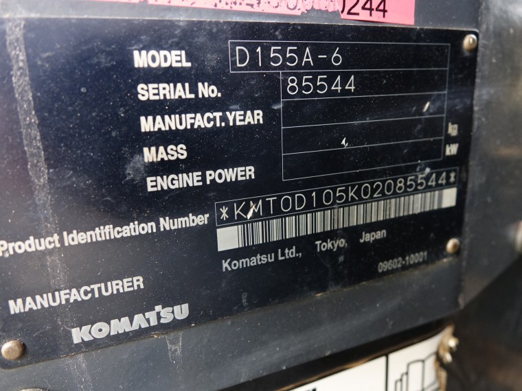 Komatsu D155A-6 Dozer | Boss Machinery