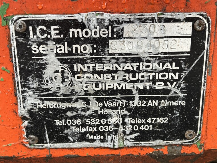 ICE 230B Vibratory Hammer Hamer | Boss Machinery